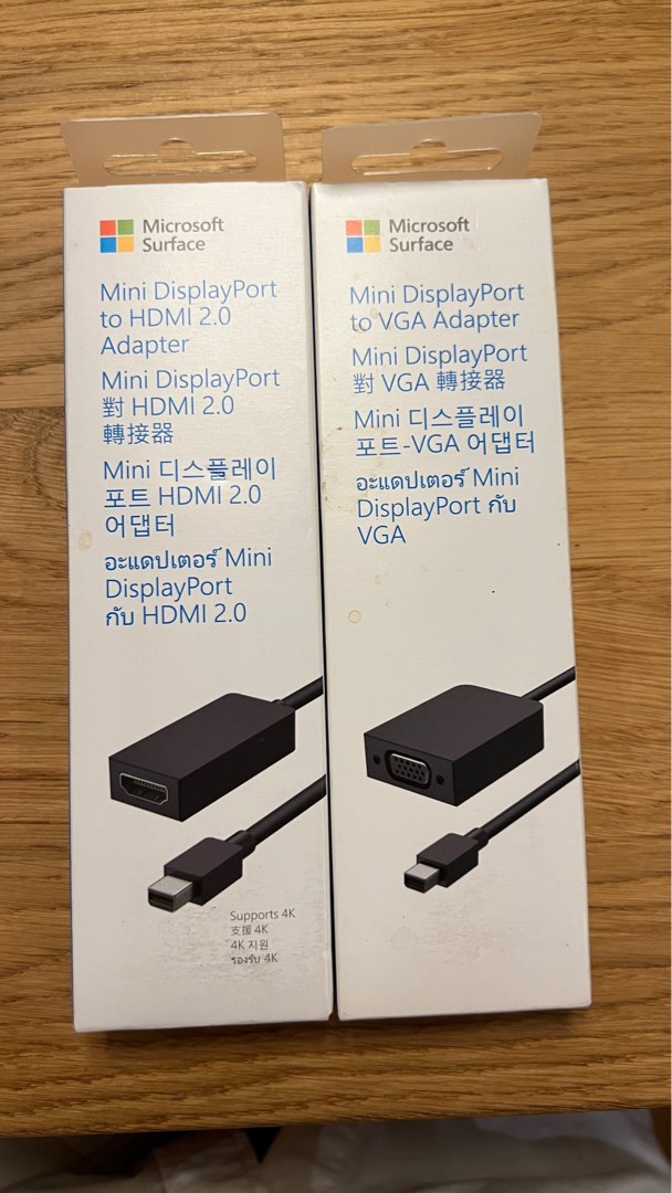 Microsoft Surface - Mini DisplayPort to HDMI 2.0 / VGA adapter ...