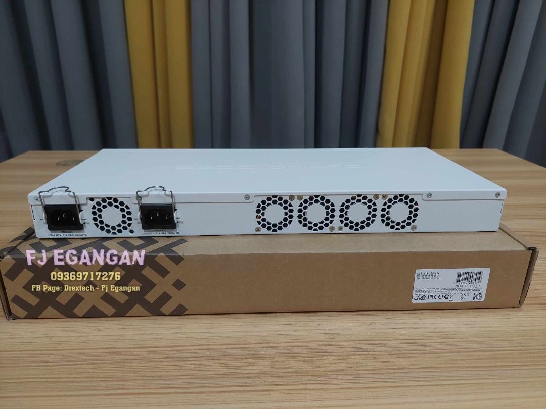 Mikrotik CCR2116-12G-4S+ Cloud Core Router 16GB 10G setups with this ...