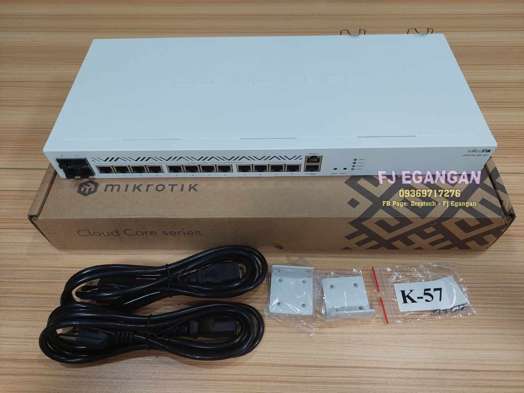 Mikrotik CCR2116-12G-4S+ Cloud Core Router 16GB 10G setups with this ...