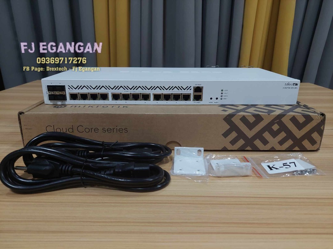 Mikrotik CCR2116-12G-4S+ Cloud Core Router 16GB 10G setups with this ...