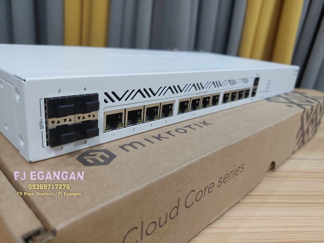 Mikrotik CCR2116-12G-4S+ Cloud Core Router 16GB 10G setups with this ...