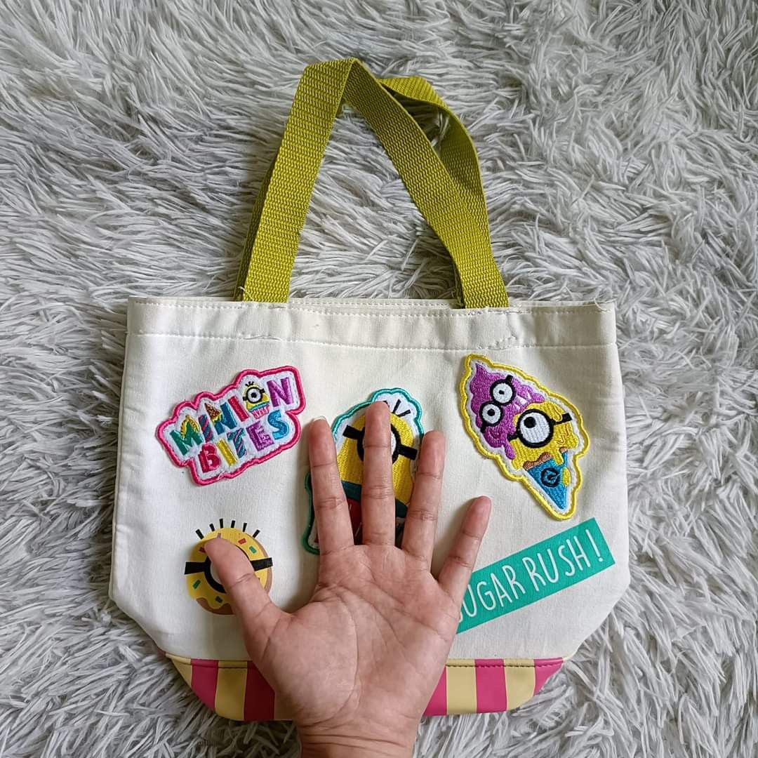 Minions Mini Tote Bag, Women's Fashion, Bags & Wallets, Tote Bags on ...