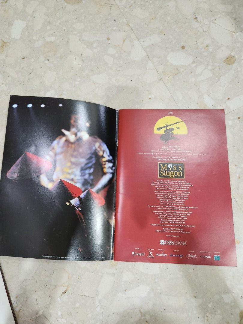 Miss Saigon Musical Concert Program, Vintage collectible, circa 2001 at ...