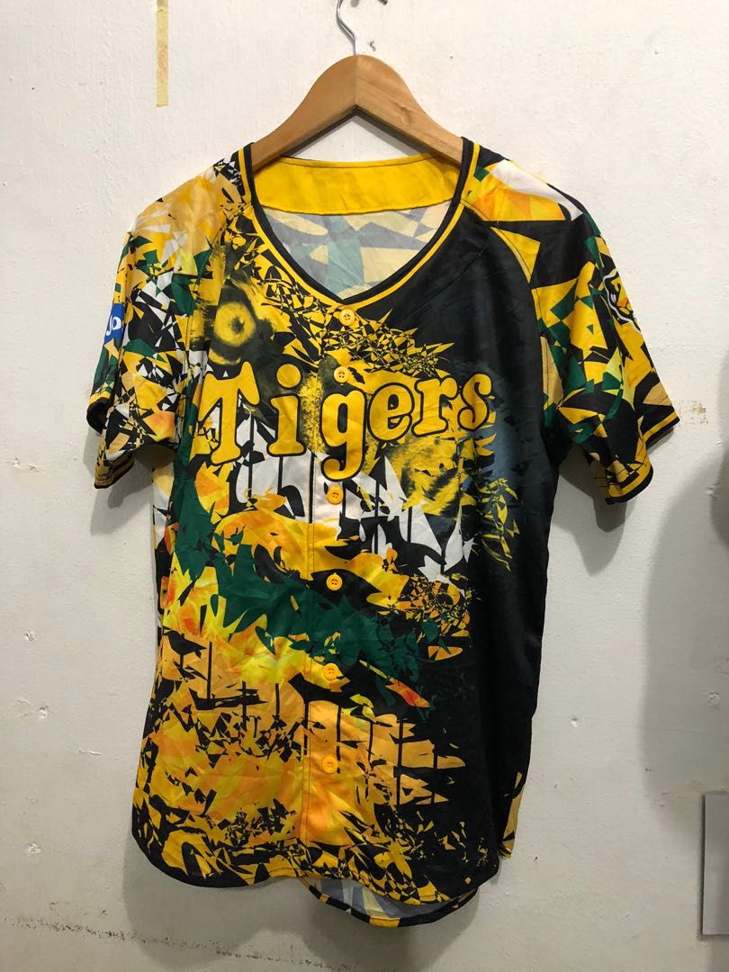 MIZUNO TIGER JERSEY, Men's Fashion, Tops & Sets, Tshirts & Polo Shirts on Carousell