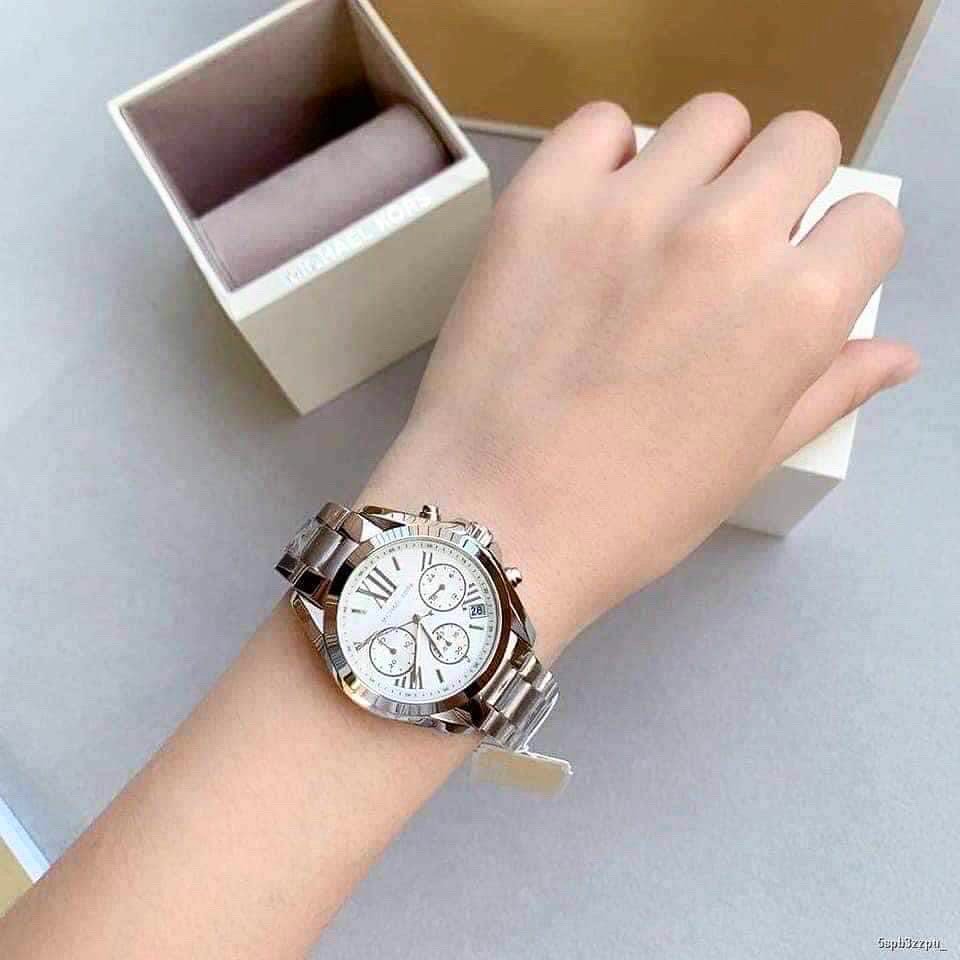 MK MINI SILVER DIAL STEEL BRADSHAW AUTHENTIC WATCH, Women's Fashion ...