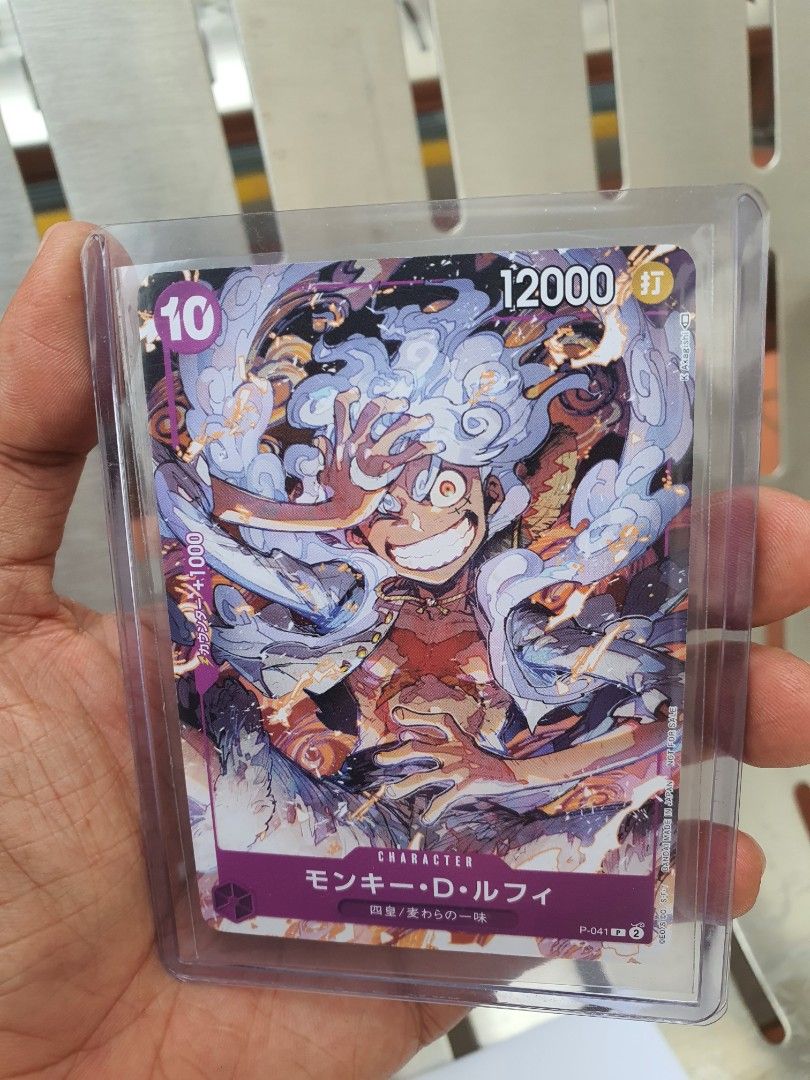 Monkey D Luffy P-041 P Japanese ONE PIECE Card Game ONE PIECE DAY - Promo - Mint, Hobbies & Toys ...