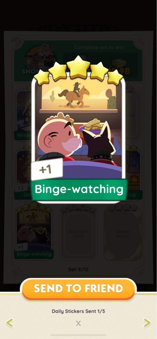 Monopoly Sticker-Binge Watching, Video Gaming, Gaming Accessories, In ...