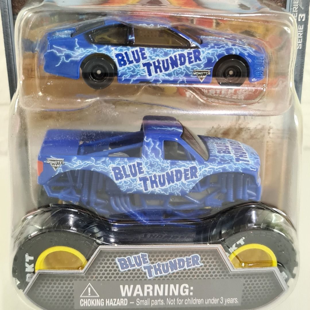 Monster Jam Blue Thunder Truck & Race Car, Hobbies & Toys, Toys & Games ... Monster Jam Blue Thunder Truck & Race Car, Hobbies & Toys, Toys & Games ...