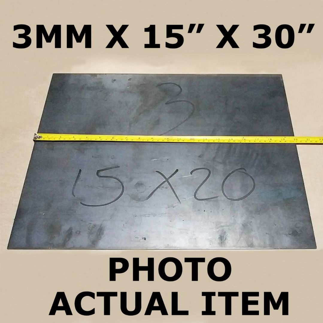 MS BASE PLATE 3MM X 15" X 20" MILD STEEL ---------------------------------------- 3MM X 15" X 20 ...