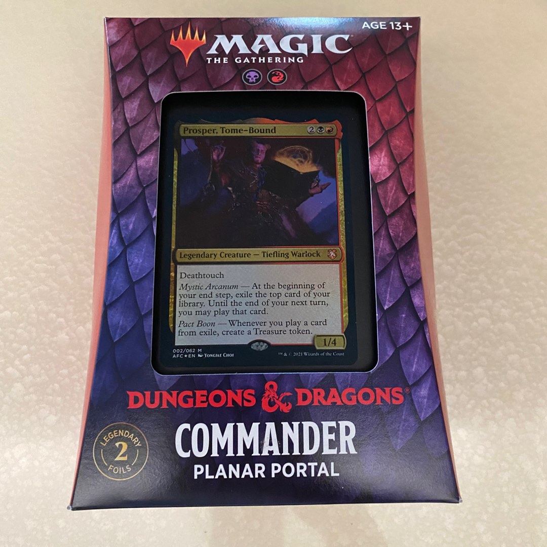 MTG D&D Planar Portal EDH precon, Hobbies & Toys, Toys & Games on Carousell