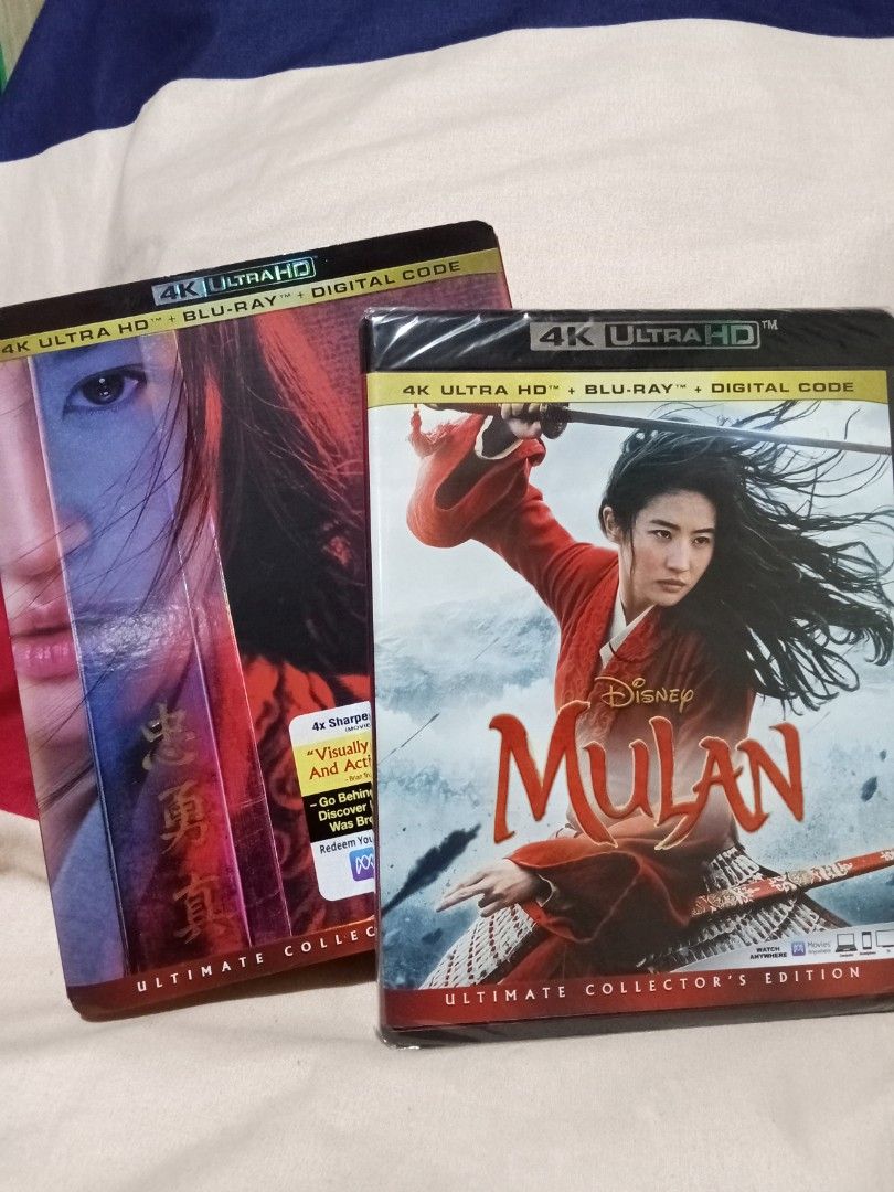 Mulan Blu ray 4K UHD, TV & Home Appliances, TV & Entertainment, Blu-Ray & Media Players on Carousell
