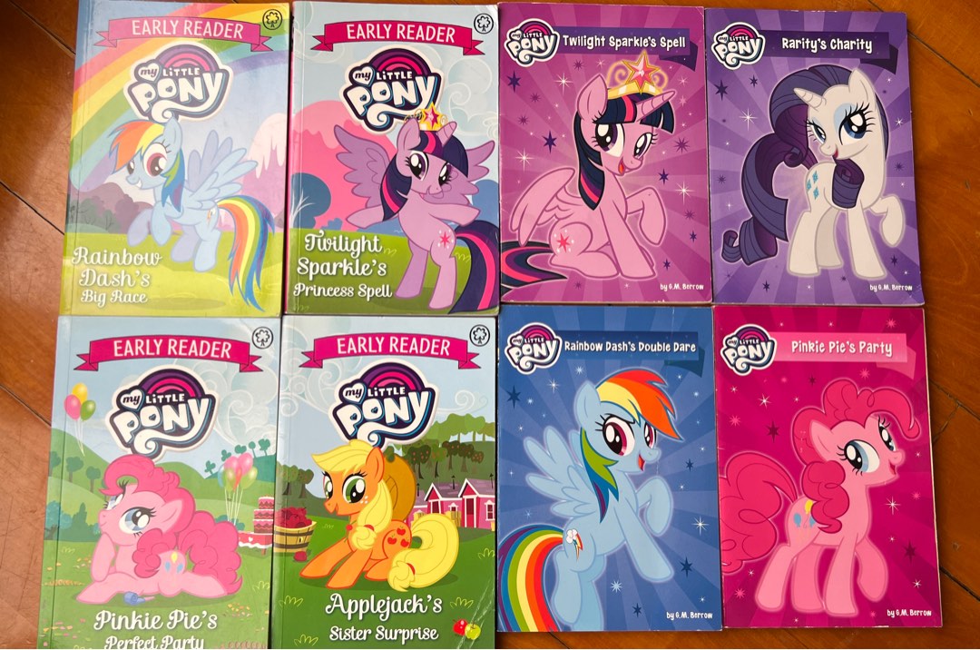 My little pony books, 興趣及遊戲, 書本 & 文具, 小朋友書 - Carousell