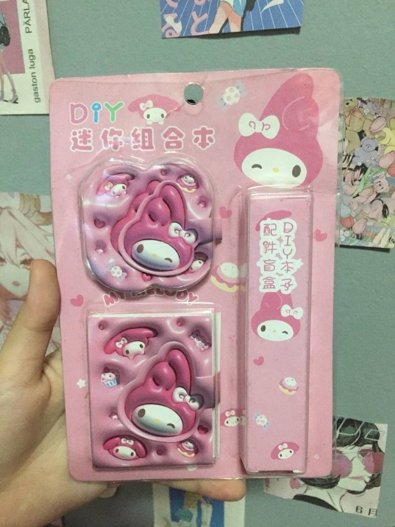 My Melody DIY Notepad, Hobbies & Toys, Stationary & Craft, Stationery ...