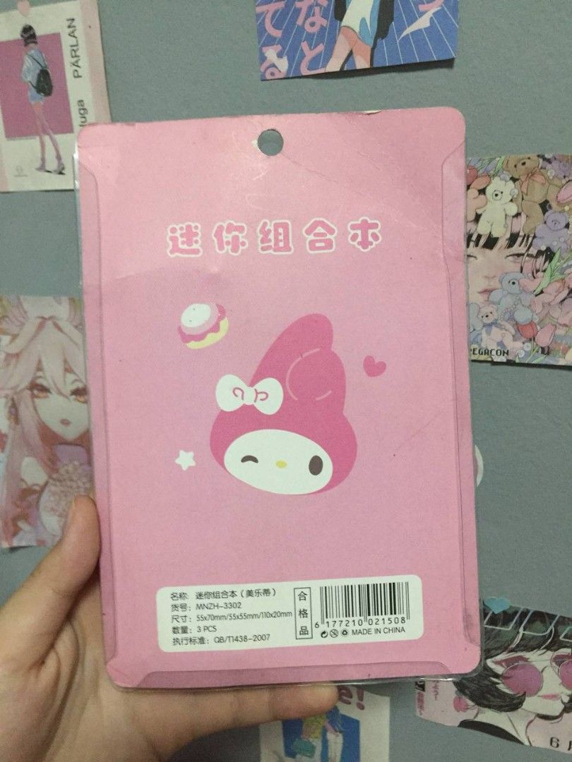 My Melody DIY Notepad, Hobbies & Toys, Stationary & Craft, Stationery ...