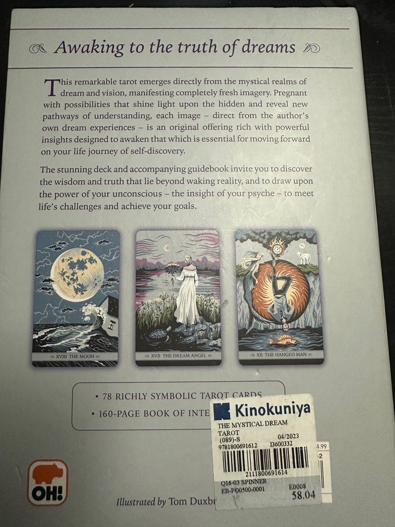 Mystical dream tarot deck + guidebook, Hobbies & Toys, Books ...