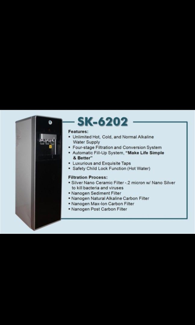 Nanogen Tech Bottleless Water Dispenser, TV & Home Appliances, Kitchen ...