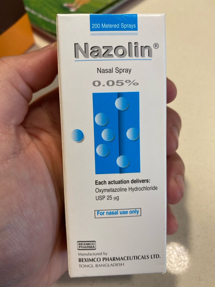 Nazoline Nasal Spray, Health & Nutrition, Medical Supplies & Tools on ...