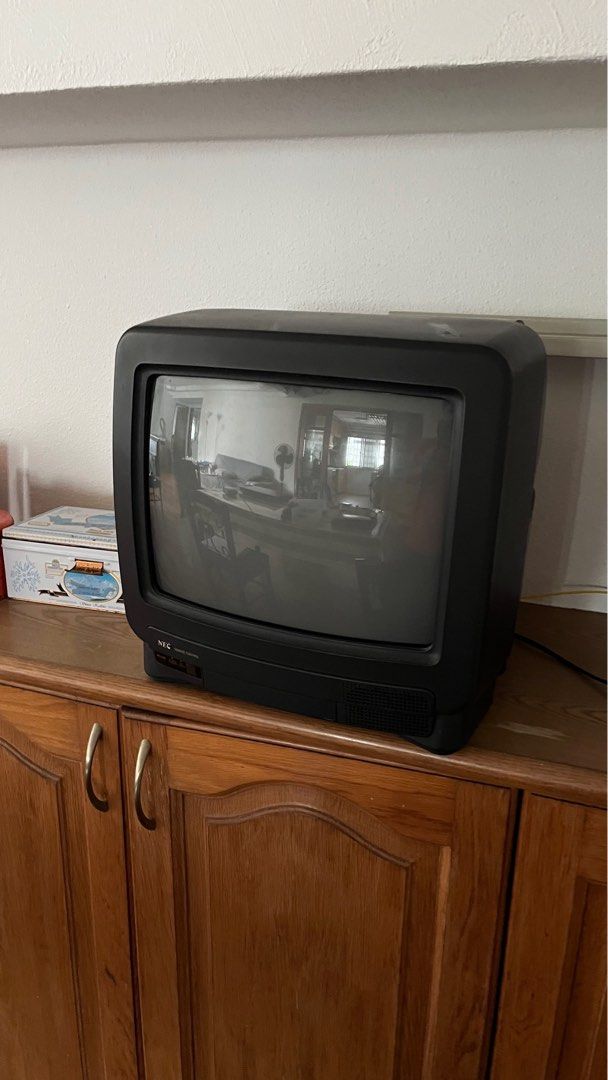 NEC box analog TV. Still can turn on. 14 in, TV & Home Appliances, TV ...