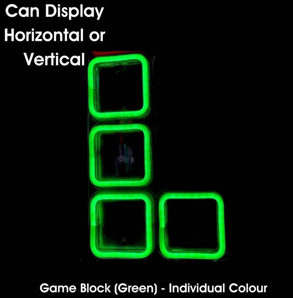 Neon LED light box Tetrix L shape, Furniture & Home Living, Home Decor ...