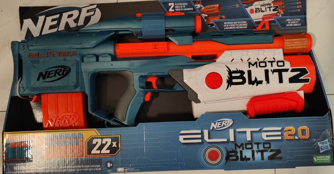 Nerf ELITE 2.0 MOTOBLITZ BLASTER, Hobbies & Toys, Toys & Games on Carousell