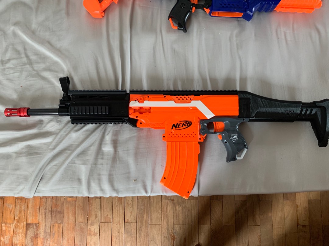 Nerf Stryf SCAR Mod, Hobbies & Toys, Toys & Games on Carousell