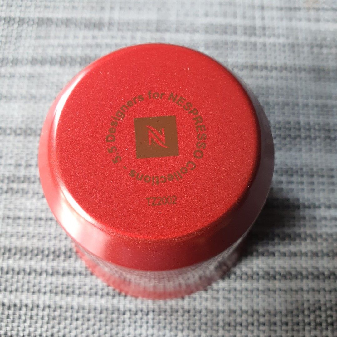 NESPRESSO Pixie coffee lungo cup cherry red, Furniture & Home Living ...