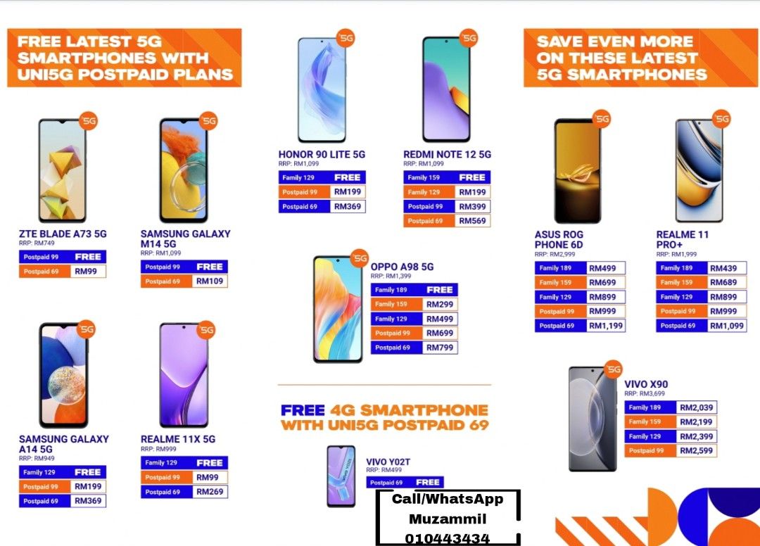NEW - Unifi Mobile FREE Smartphone, Mobile Phones & Gadgets, Mobile ...