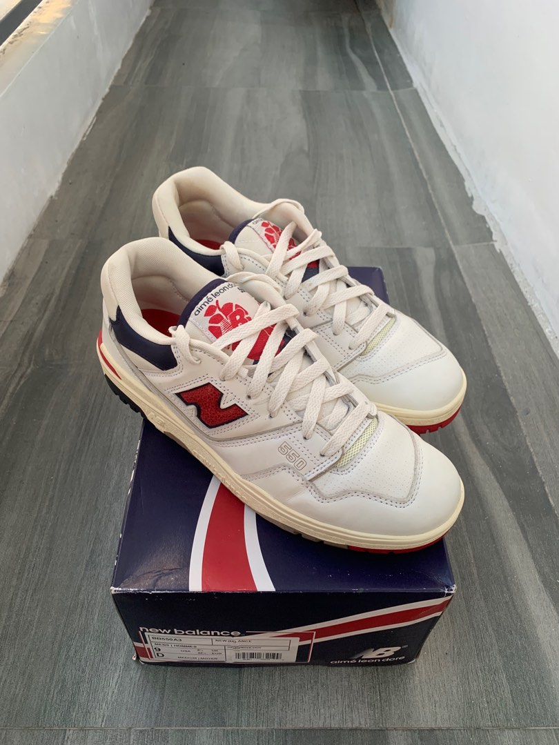 New Balance 550 ALD Red Navy, Men's Fashion, Footwear, Sneakers on ...
