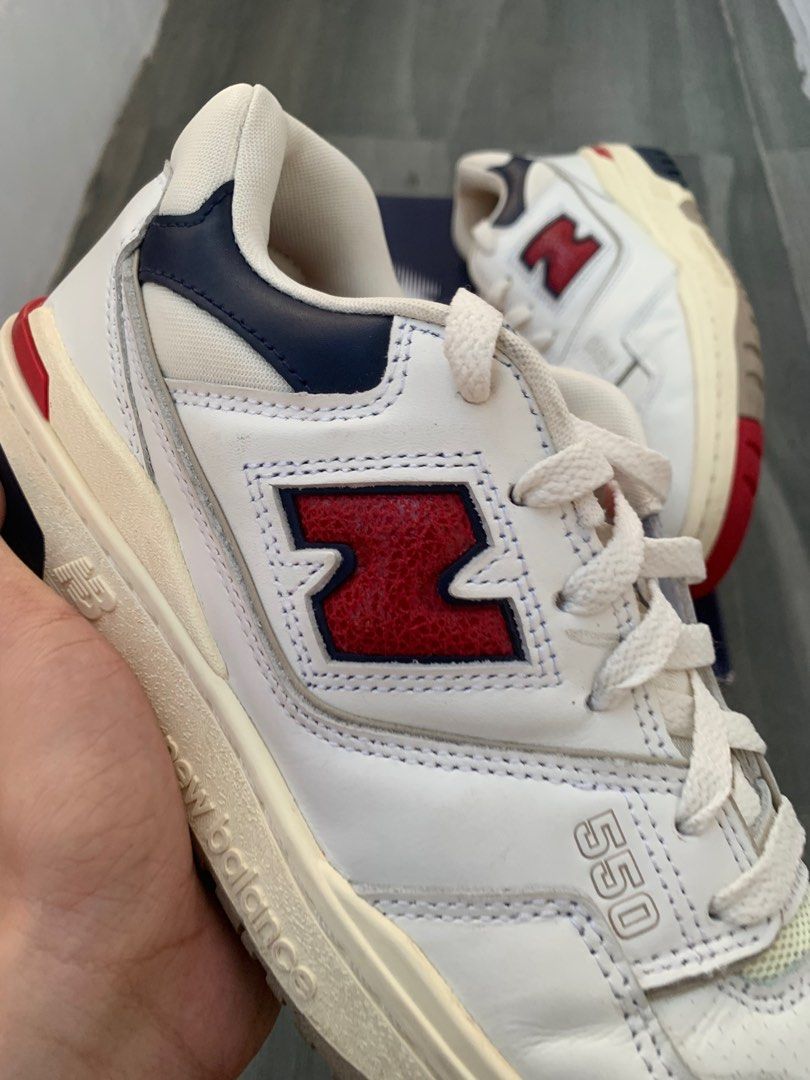 New Balance 550 ALD Red Navy, Men's Fashion, Footwear, Sneakers on ...