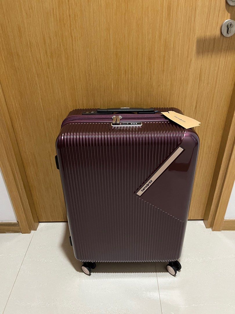 New Samsonite Zeltus 69cm Travel Luggage with In-Built Weighing Scale ...
