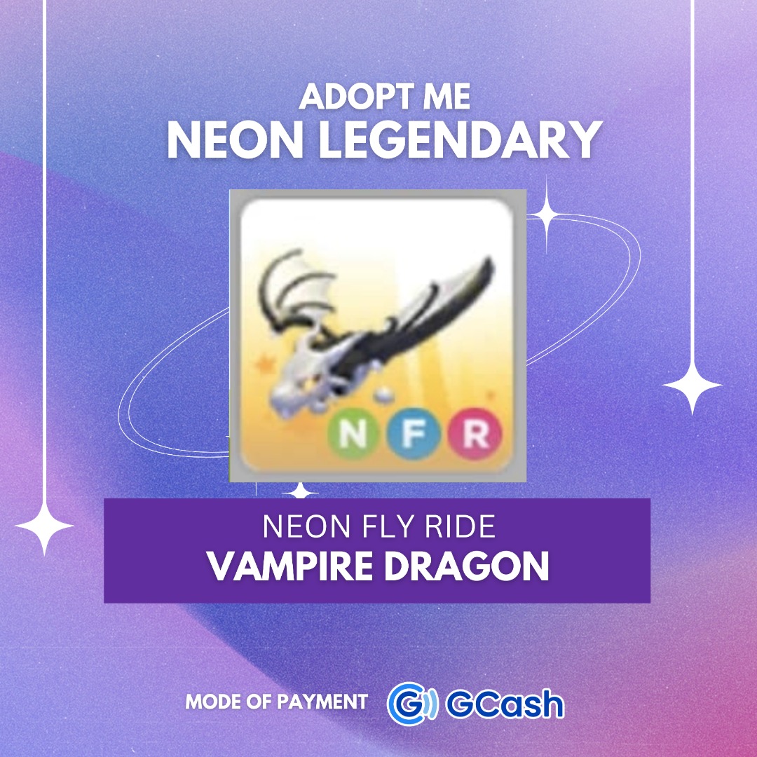 NFR Vampire Dragon in Adopt Me, Hobbies & Toys, Toys & Games on Carousell