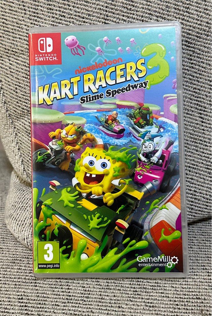 Nickelodeon Kart Racers 3 Slime Speedway, Video Gaming, Video Games ...