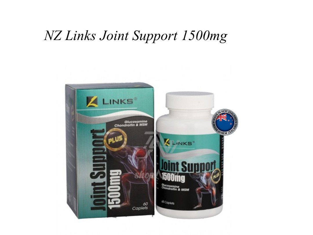 NZ Links Join Support Plus Halal /1500mg - 60 caplets _ Glucosamine ...