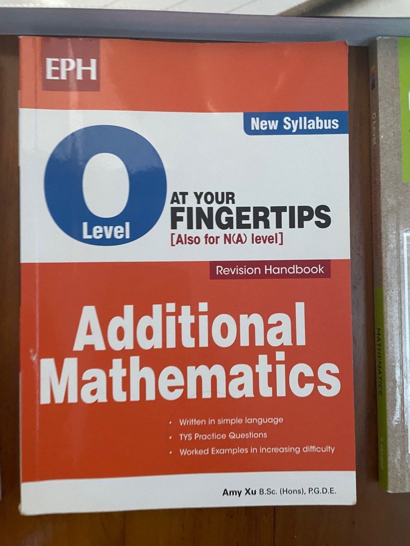 O Level mathematics textbook, Hobbies & Toys, Books & Magazines ...