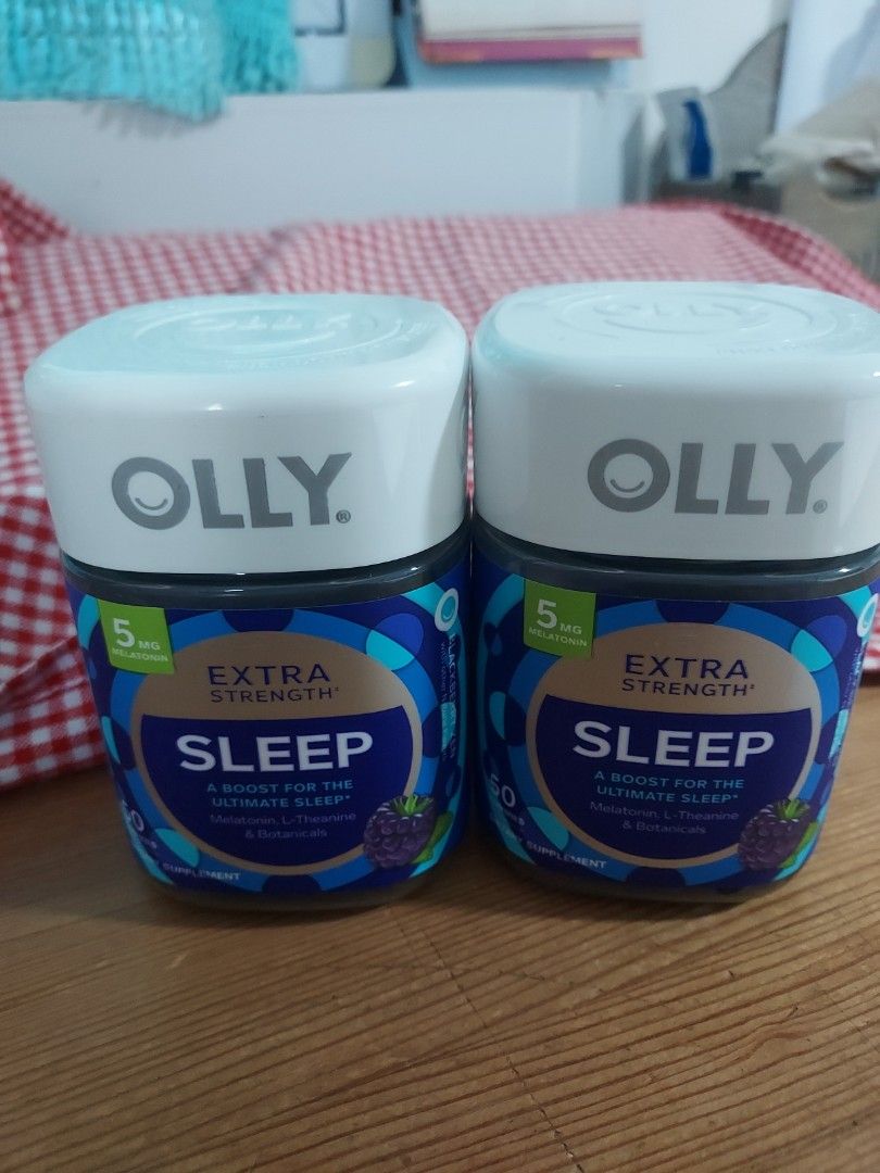 Olly Extra Strength Sleep (5mg), Health & Nutrition, Health Supplements ...