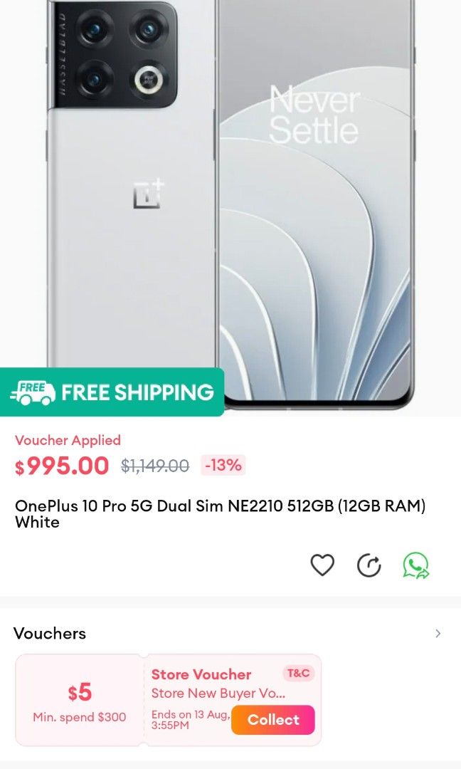 OnePlus 10 Pro Panda White 512GB, Mobile Phones & Gadgets, Mobile ...