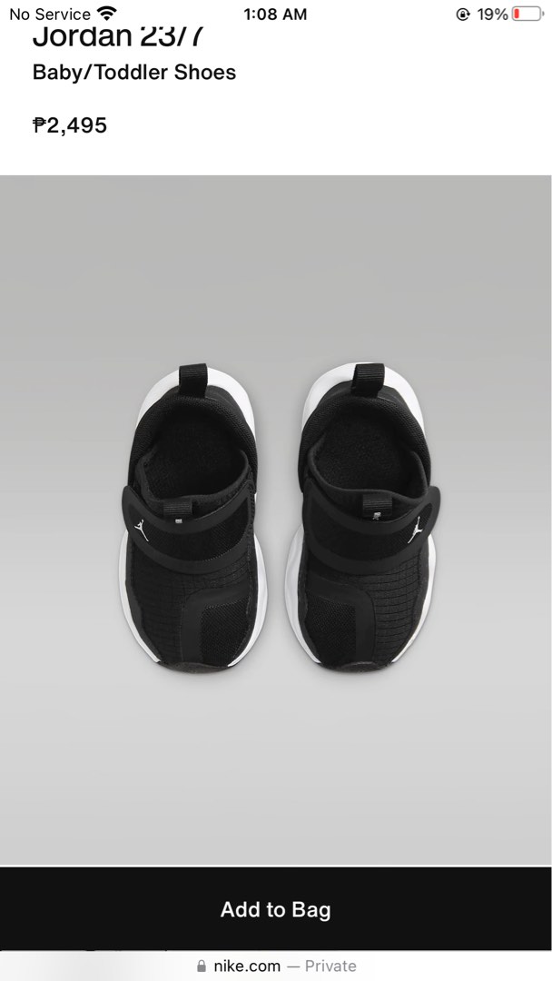 Orig Jordan 23/7 for baby, Babies & Kids, Babies & Kids Fashion on Carousell