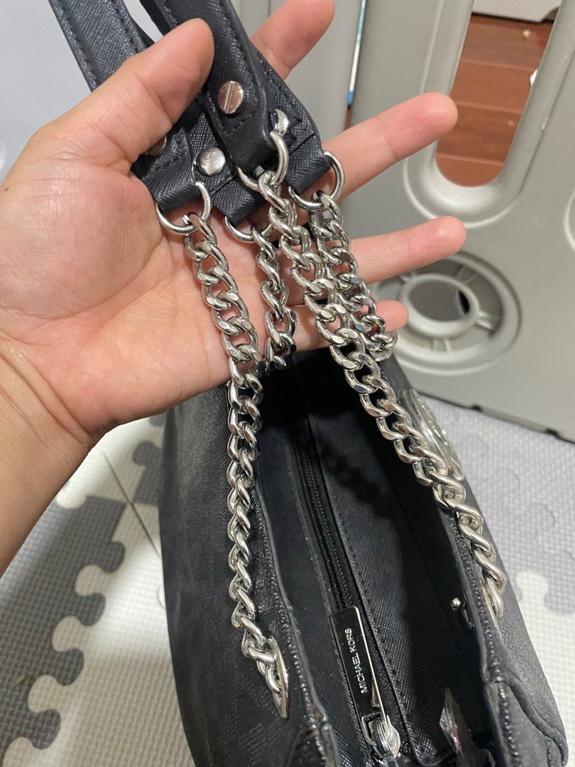 Original Michael Kors (MK) Jet Chain, Luxury, Bags & Wallets on Carousell