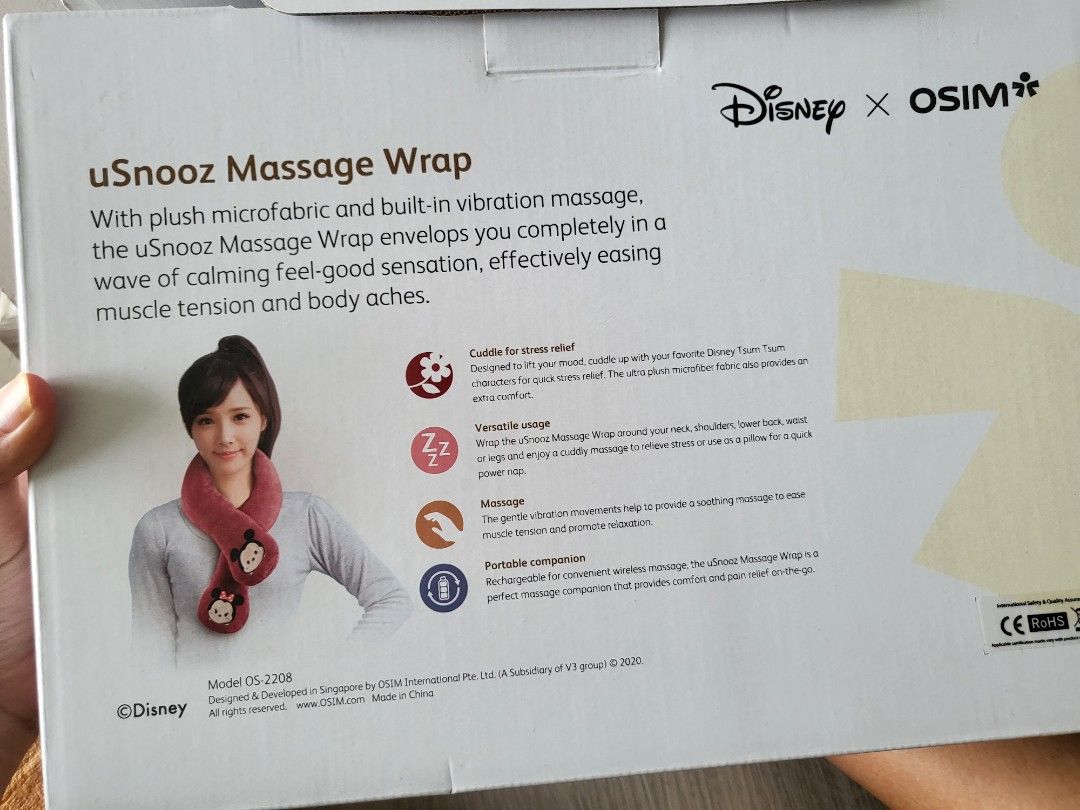 Osim uSnooz Massage Wrap, Health & Nutrition, Massage Devices on Carousell