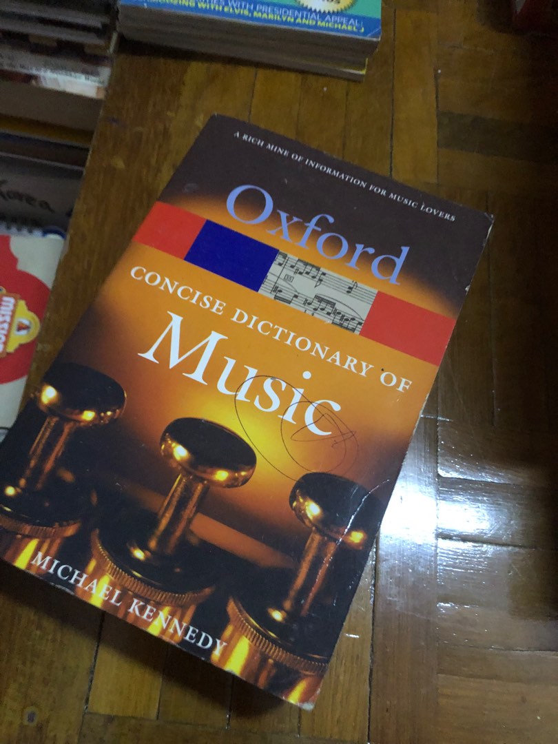 Oxford Music Dictionary, Hobbies & Toys, Books & Magazines, Assessment Books on Carousell