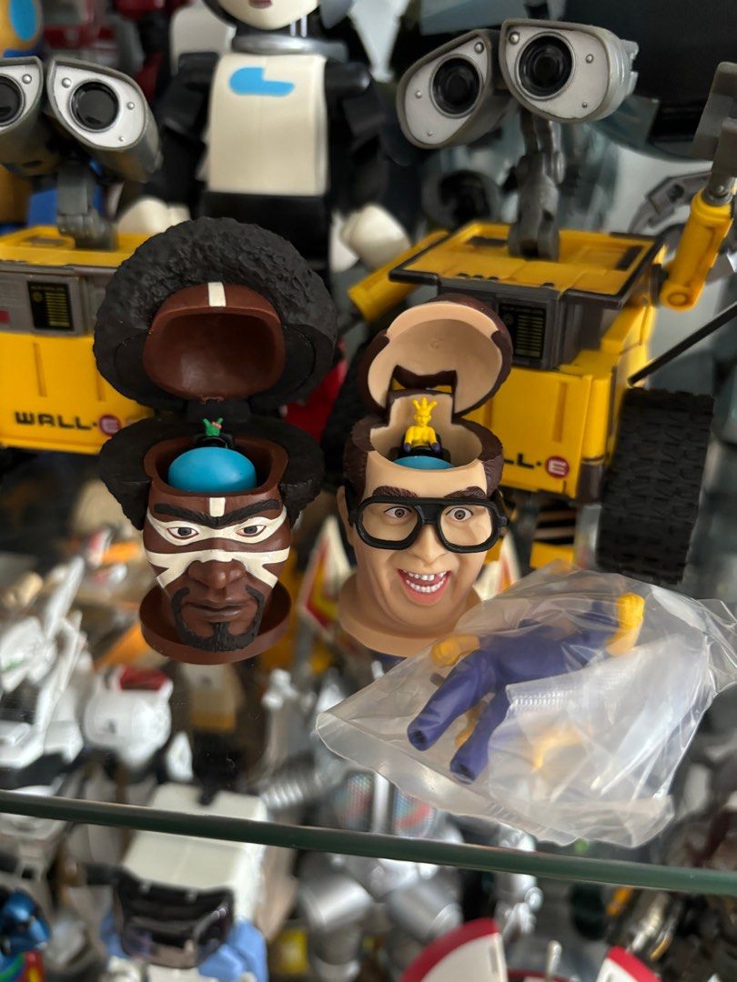 3 items Palasite creature parasite head with alien control inside toy ...