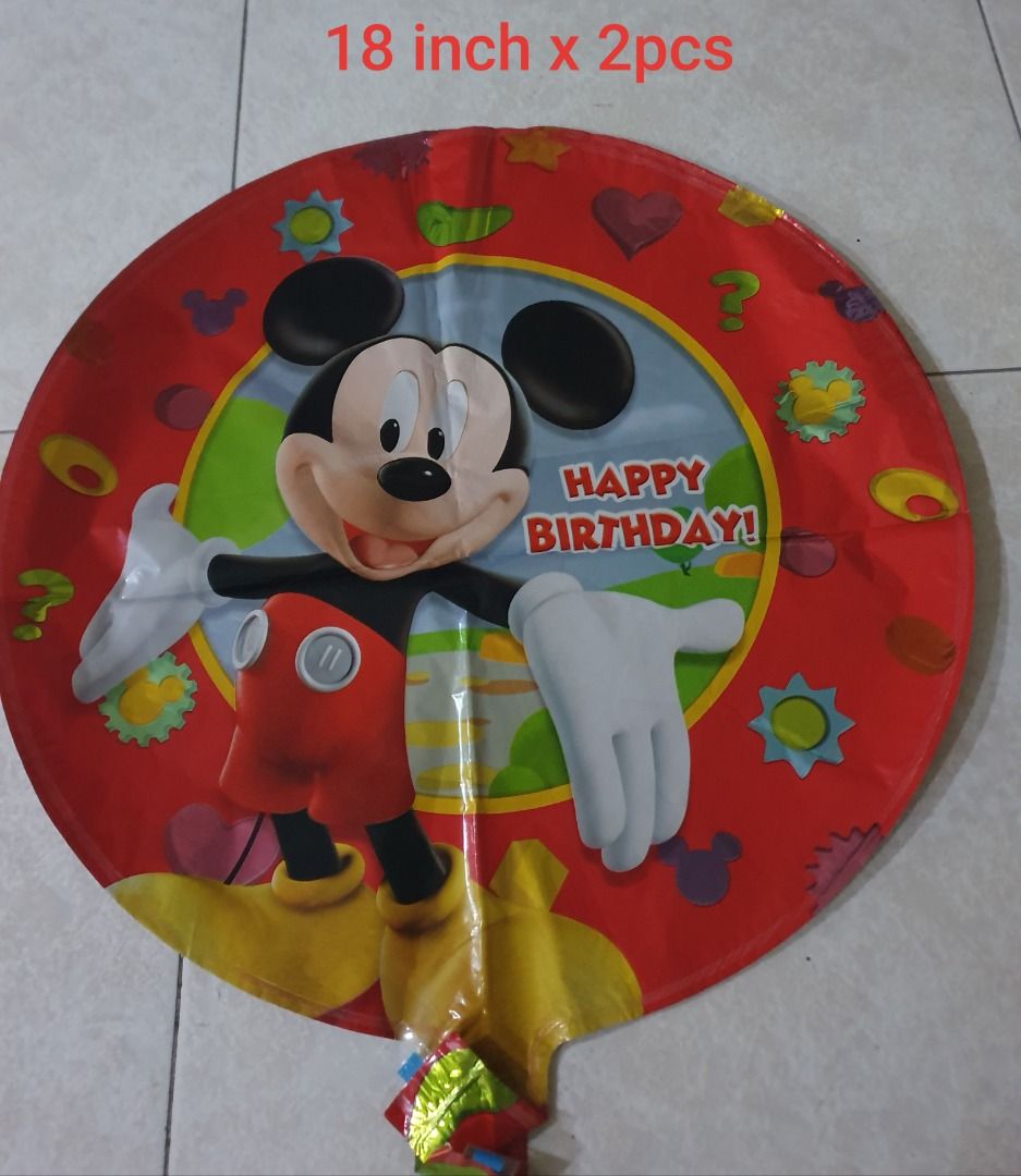 Birthday party balloon decorations - Mickey Mouse Balloon Theme ...