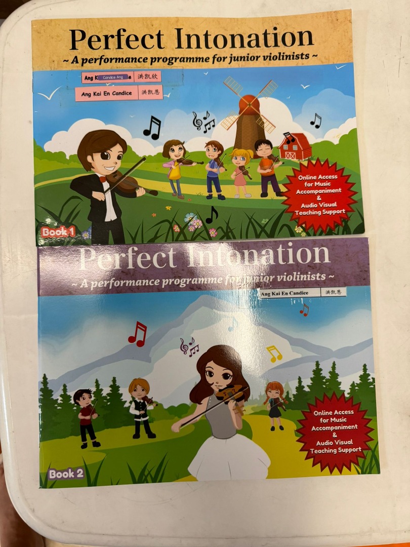 perfect intonation piano book 1 and 2, Hobbies & Toys, Books ...