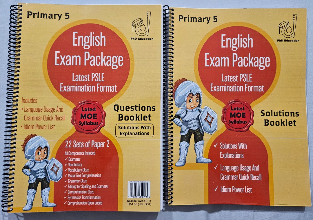 PhD Education Primary 5 English Exam Package, Hobbies & Toys, Books ...