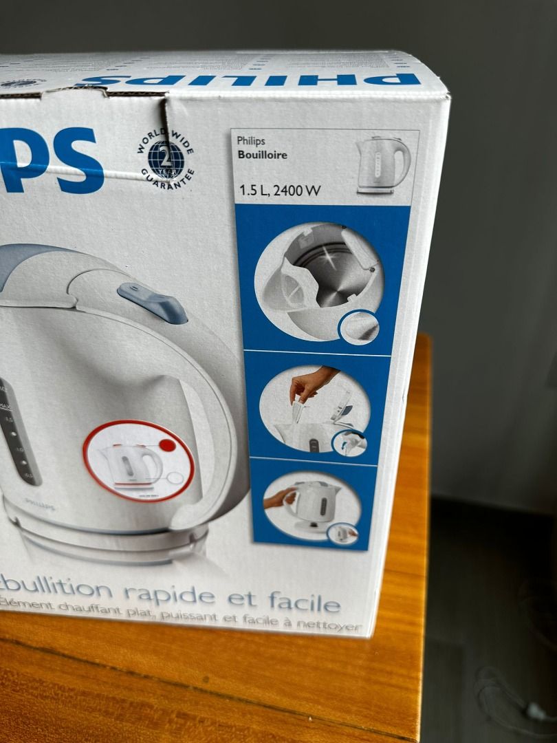 Philips HD4646 Daily Collection Kettle 1.5 L 2400 Watts - White, TV ...