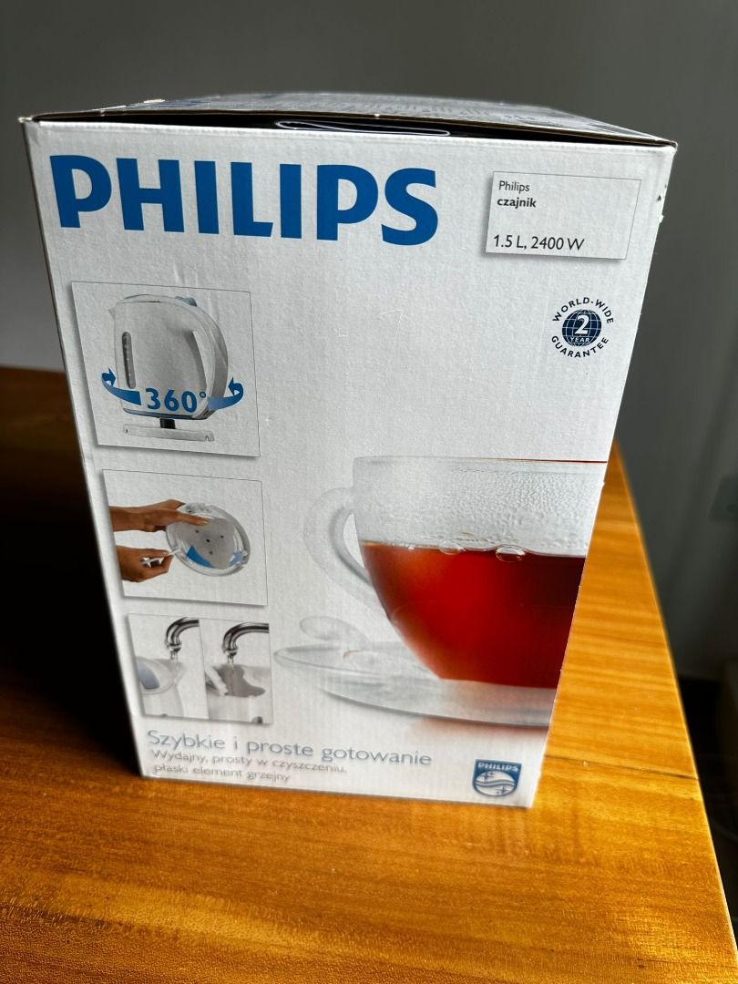 Philips HD4646 Daily Collection Kettle 1.5 L 2400 Watts - White, TV ...