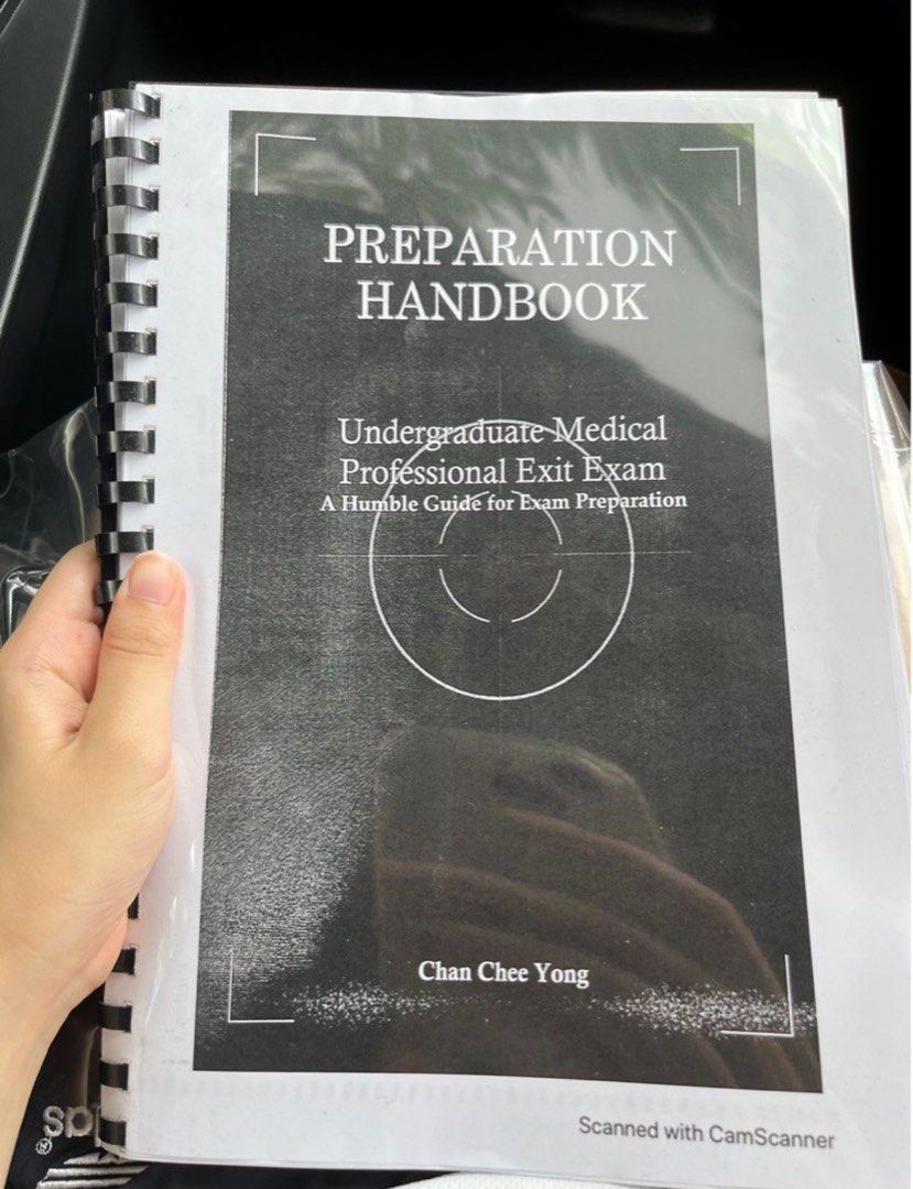 [Photocopy] Preparation Handbook for medical students | Chan Chee Yong ...