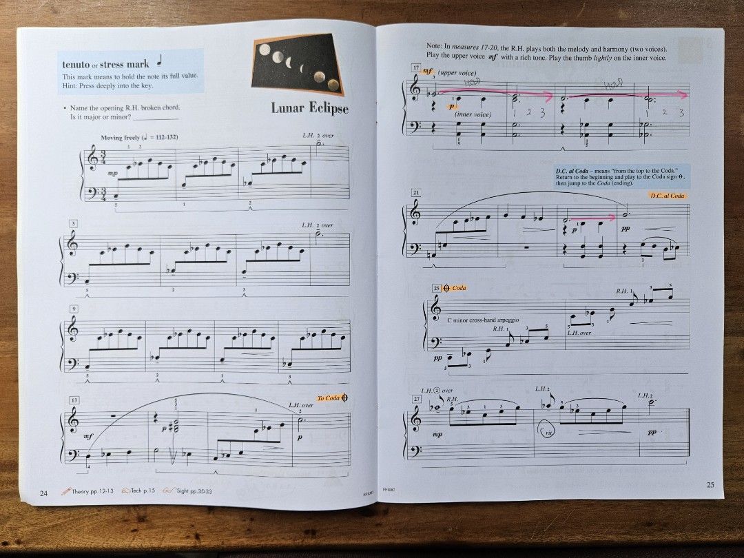 Piano Adventures Lesson Book 3A, Hobbies & Toys, Music & Media, Music ...