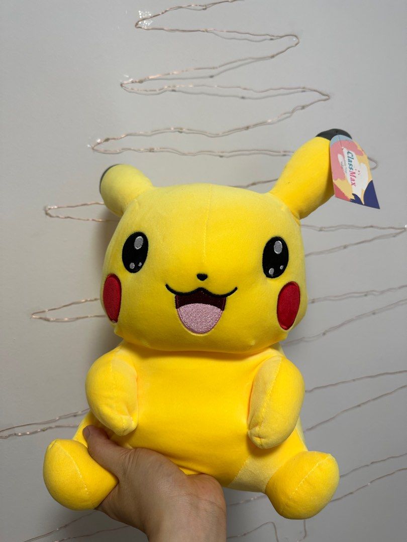 Pikachu large soft toy, Hobbies & Toys, Toys & Games on Carousell
