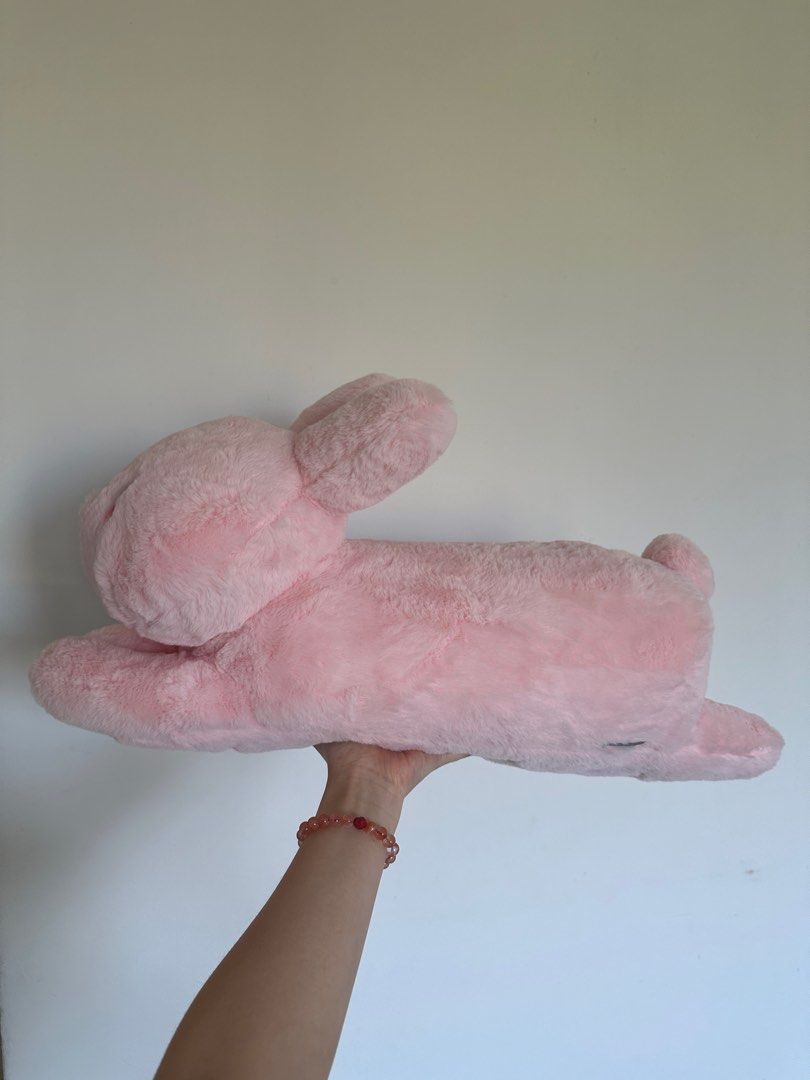 Pink rabbit soft toy, Hobbies & Toys, Toys & Games on Carousell